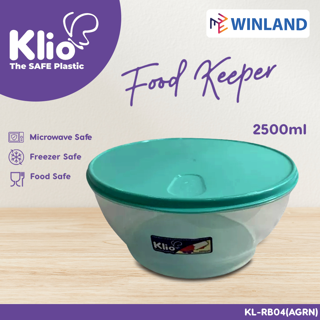 Klio by Winland Round Bowl Stackable Food Keeper Rounded Container ...