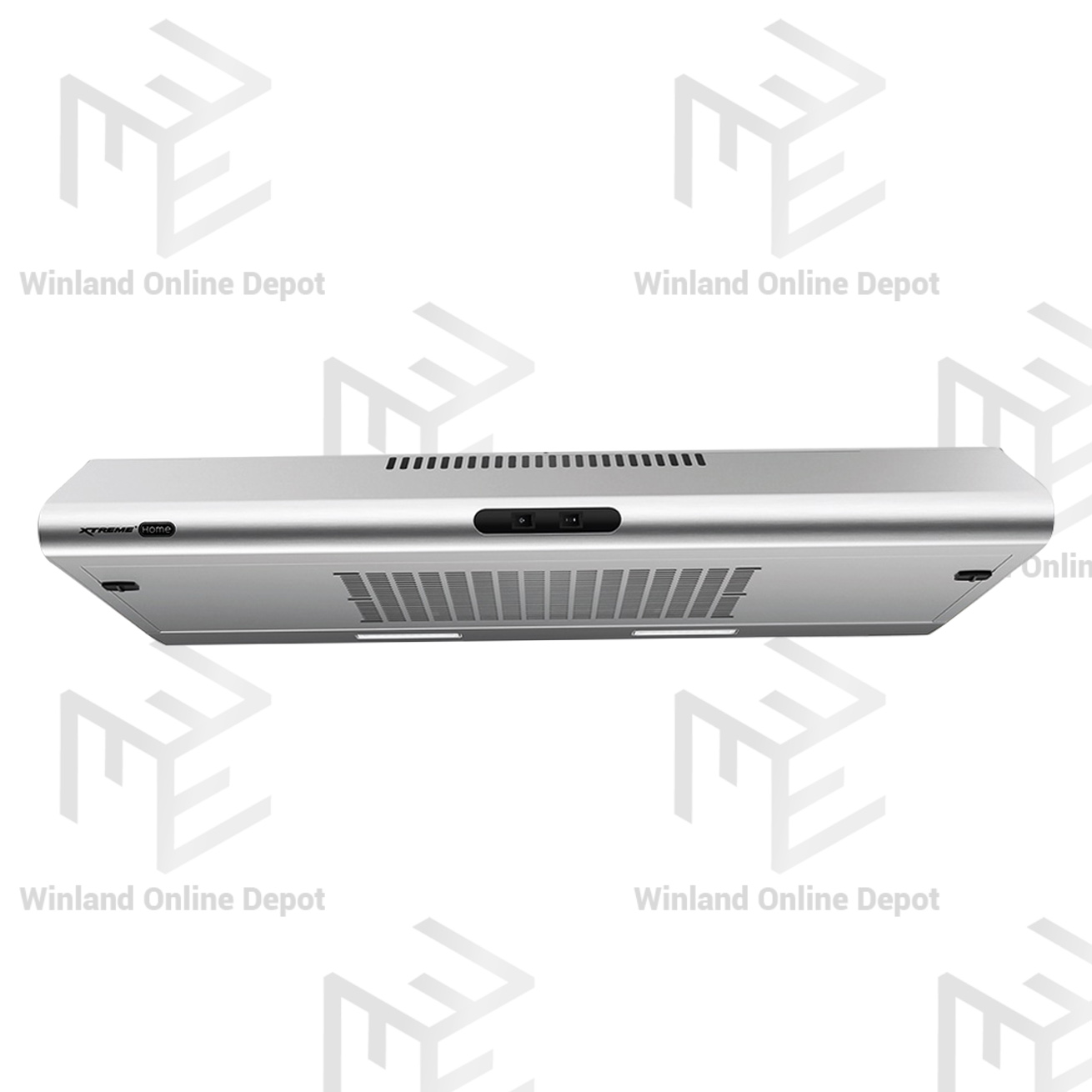 Xtreme Home by Winland 90cm Rangehood Wall-mount Stainless Steel 3-Speed Push Button w/ LED ...