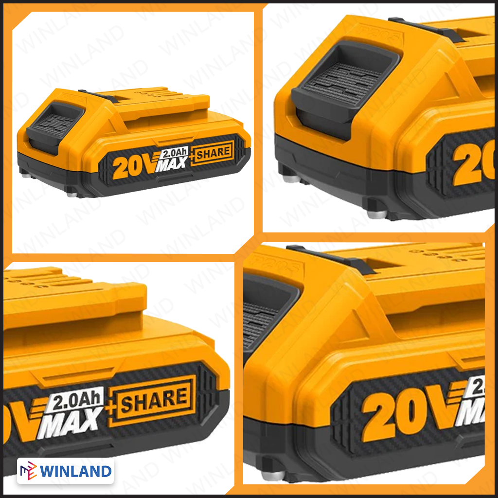 Ingco by Winland Lithium-Ion Battery Pack for Ingco by Winland Cordless ...