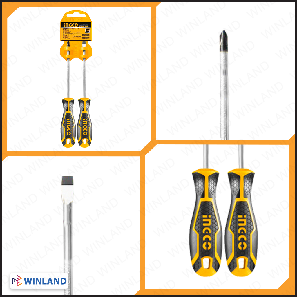 Ingco by Winland 5" Screwdriver 2PCS/SET HKSD0248 ING-SS ING-SS | Lazada PH