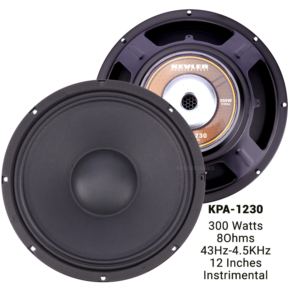 Kevler by Winland Instrumental Speaker 12 inch 300watts KPA-1230 KPA1230 KPA 1230 (1)piece per ...