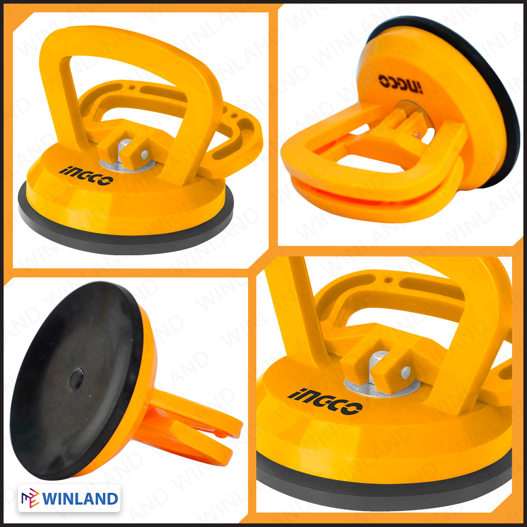 INGCO by Winland Glass Sucker Sunction 115mm with Maximum Pull of 25kg ...