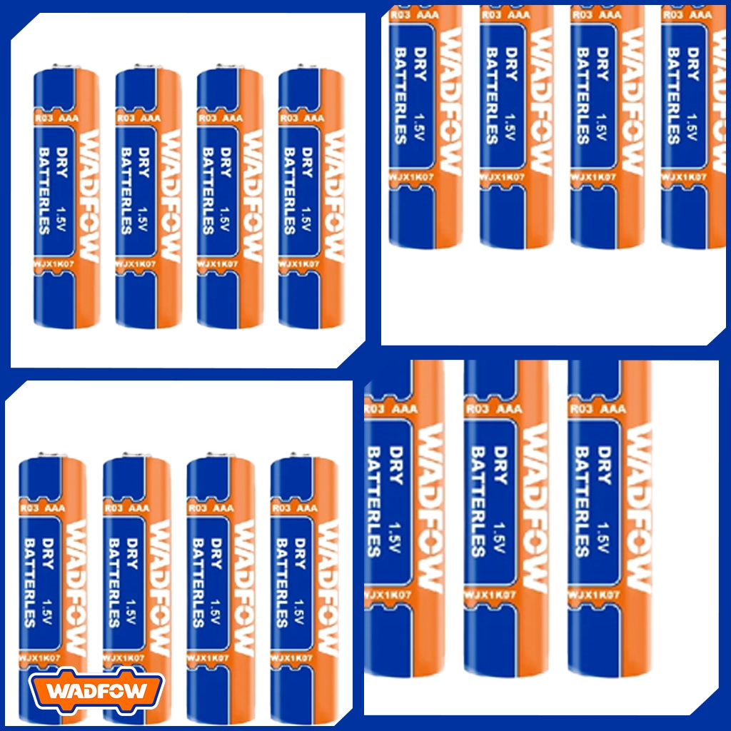 Wadfow by Winland 4pcs set of (AA/R6 & AAA/R03) dry batteries with ...