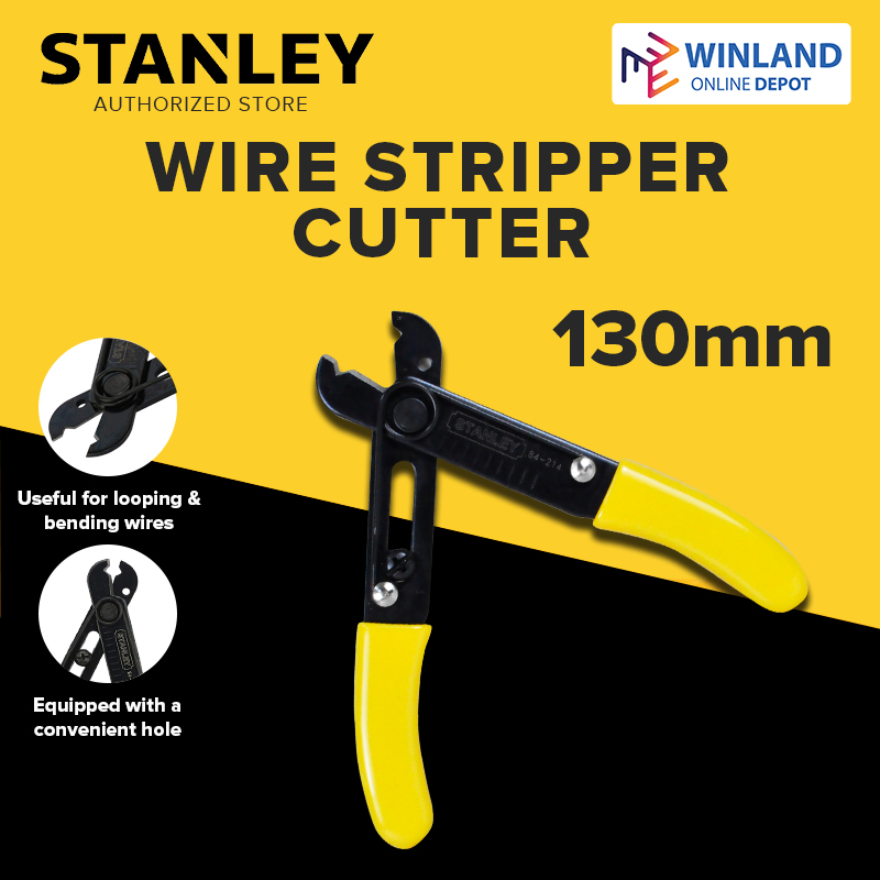 Stanley by Winland Wire Stripper Cutter 130mm 84-214 | Lazada PH