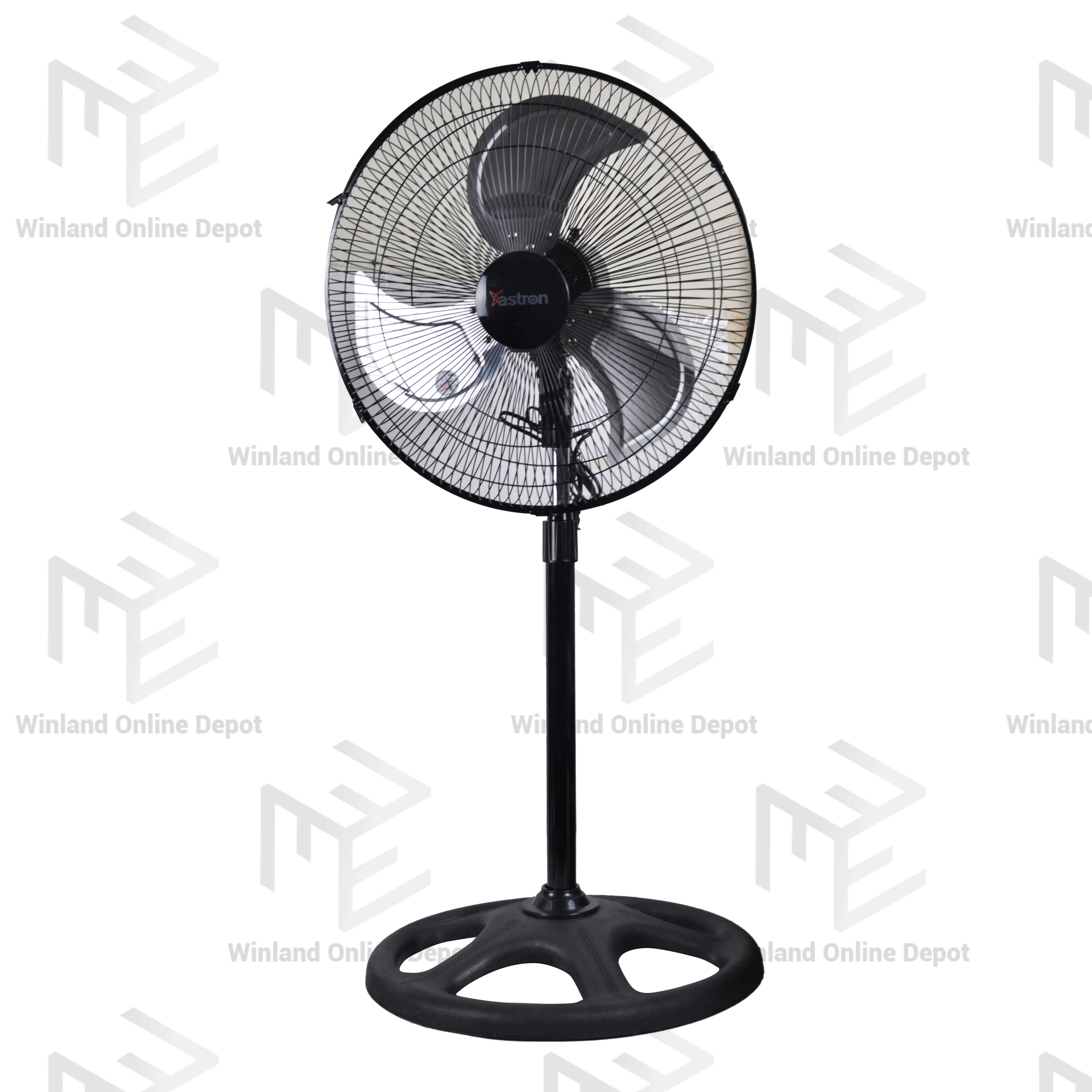 Astron by Winland Omni 18" Industrial Stand Fan | Electric Fan (Black ...