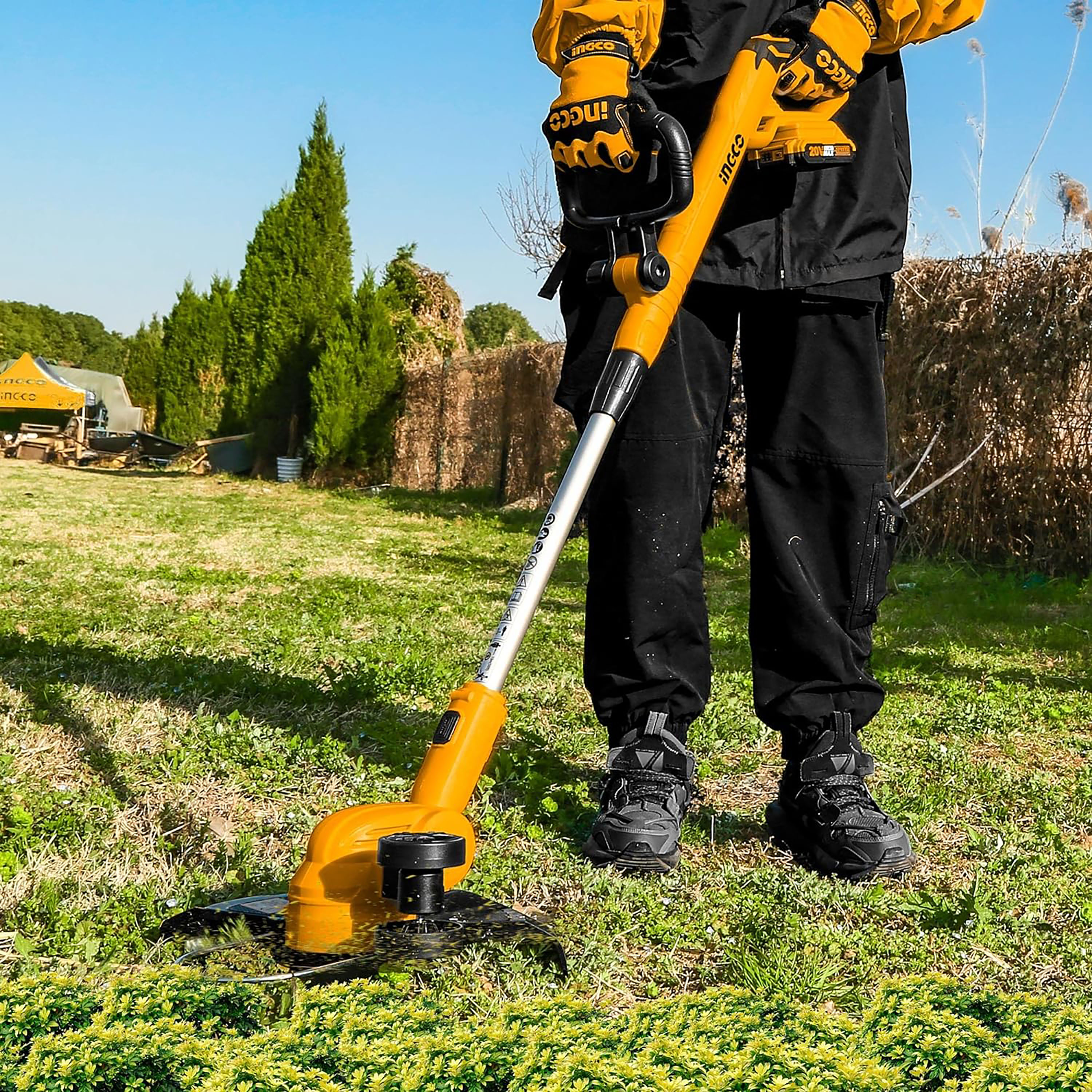 Ingco by Winland Cordless Lithium-Ion Grass Trimmer 20V CGTLI20328 ...