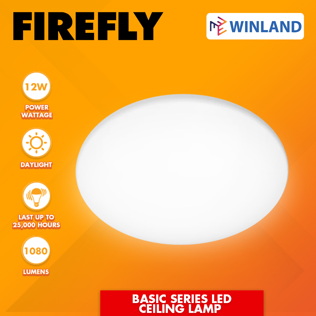Firefly by Winland Basic Series LED Ceiling Lamp Classic ( 12W-24W ...