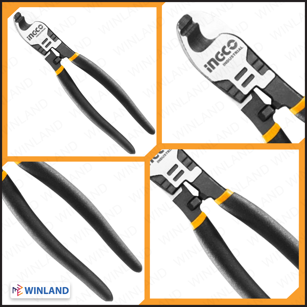 Ingco by Winland Heavy Duty Industrial Cable Cutter 200mm(8") HCCB0208 ...