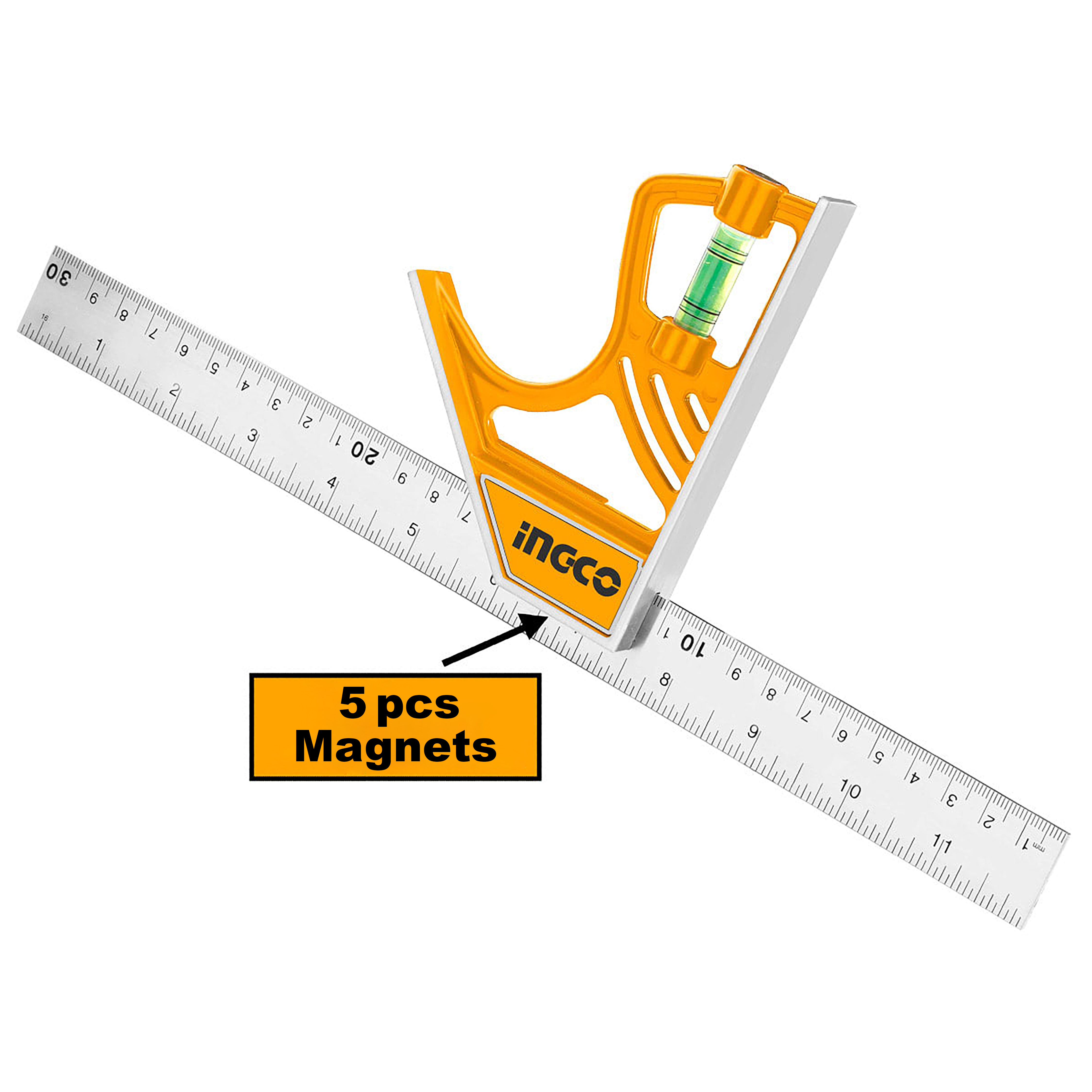 Ingco by Winland 12inch/300mm Stainless Steel Magnetic Lock Combination ...