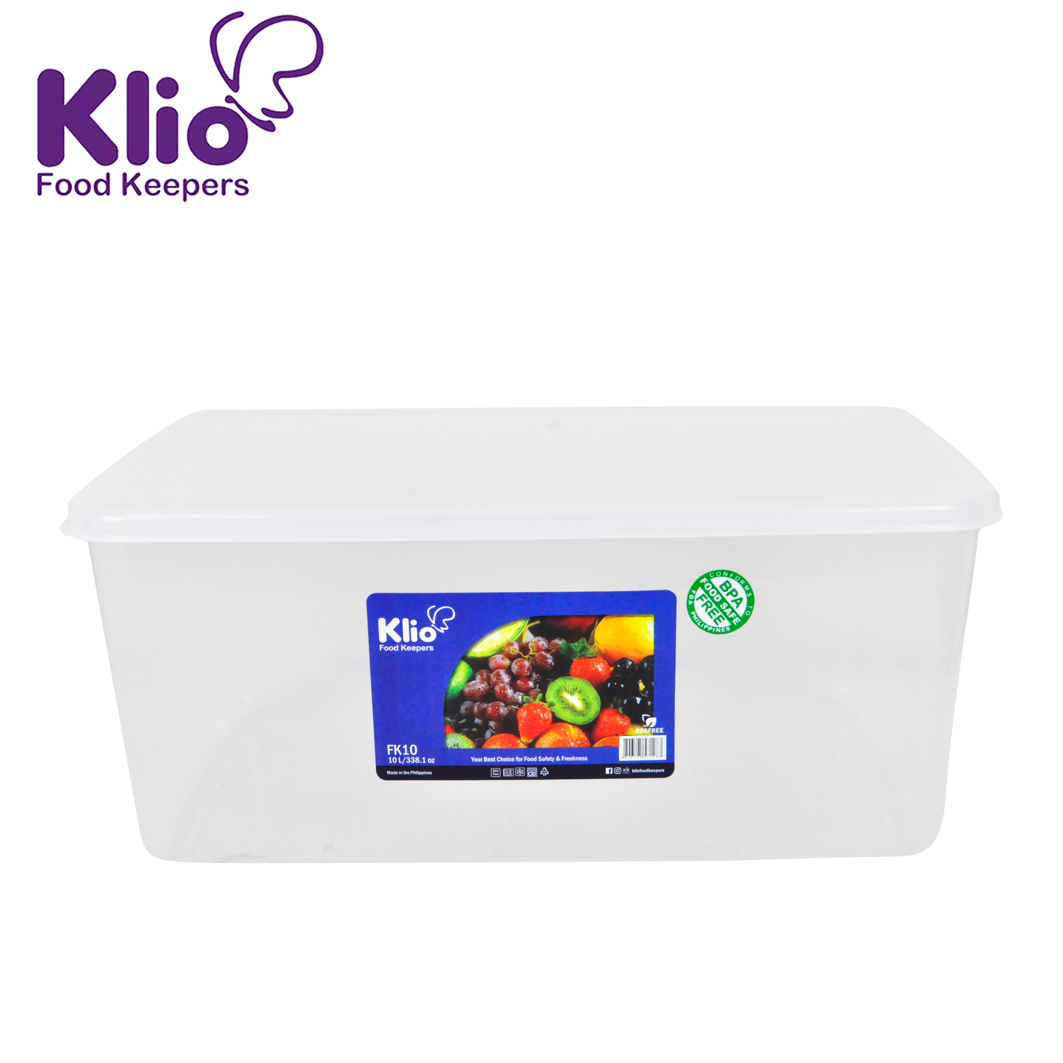 Klio by Winland Rectangular Stackable Food Keeper Plasticware ...