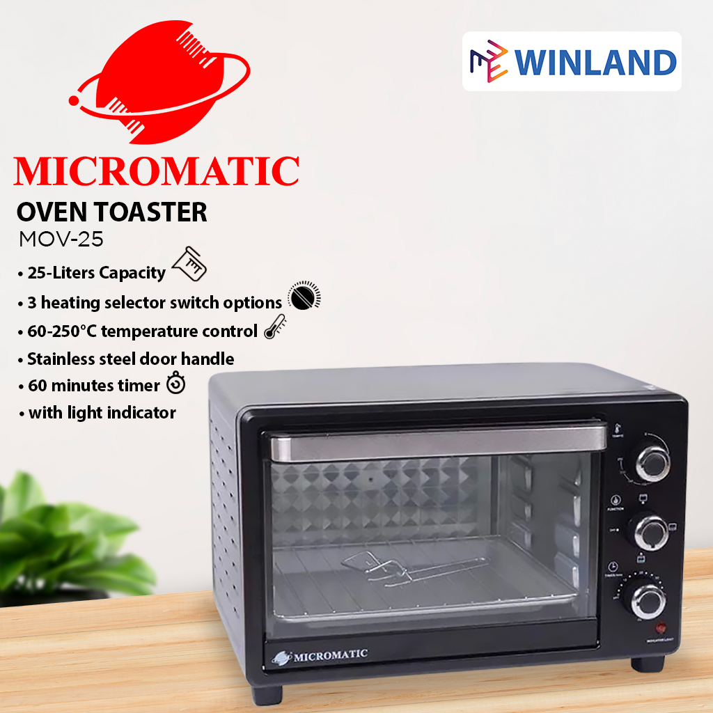 Micromatic by Winland 25Liters Capacity 3-heating switch options Oven ...