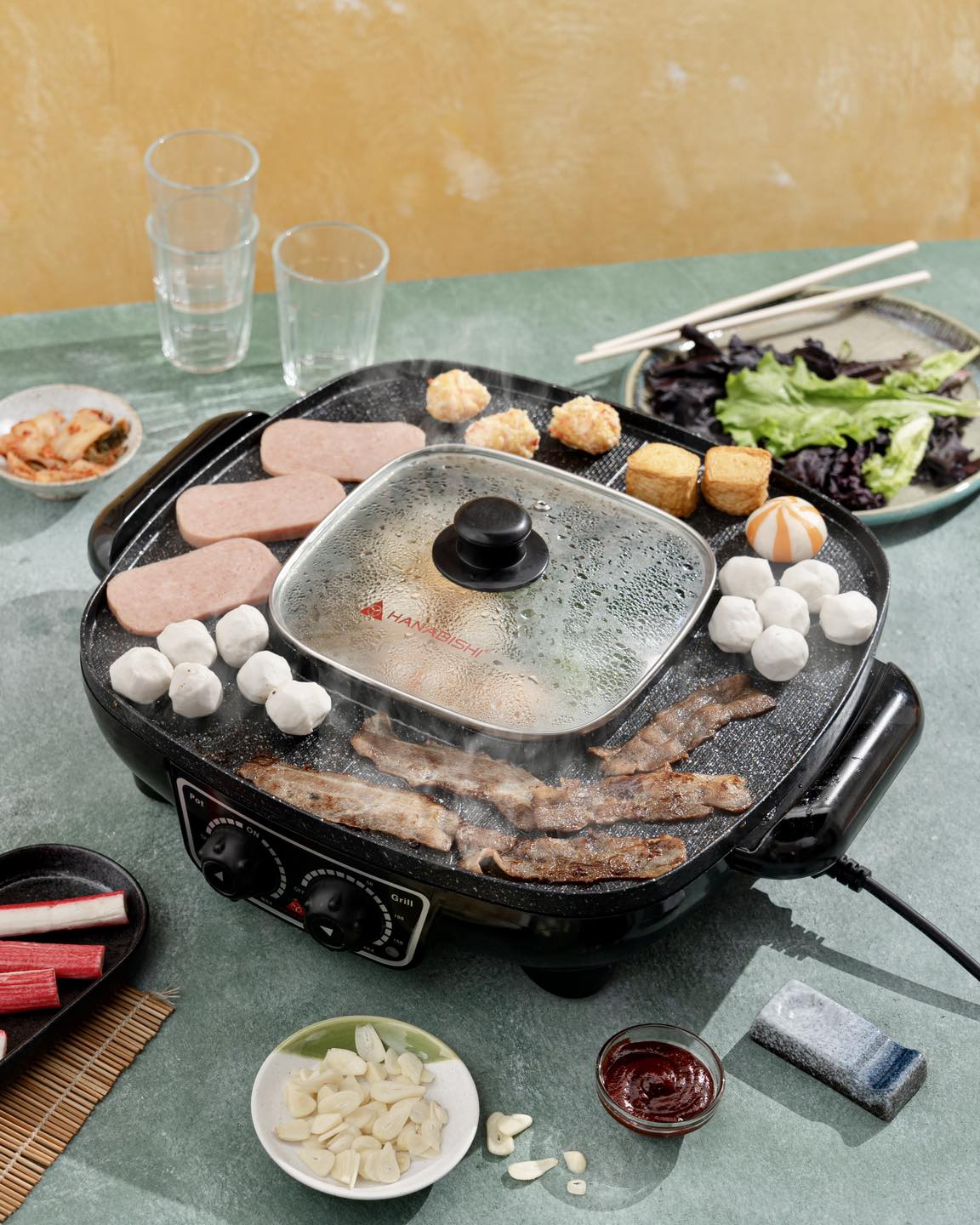 Hanabishi by Winland Hot Pot BBQ Barbeque Griller Grill Samgyupsal ...