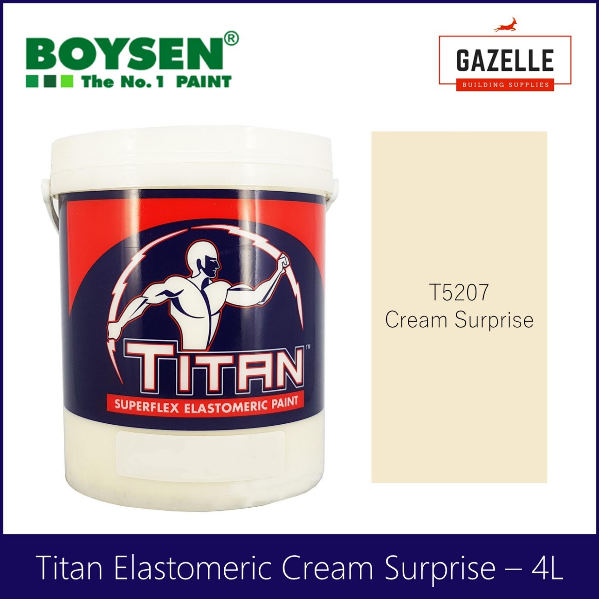Titan Elastomeric Paint Cream Surprise - 4L | Lazada PH