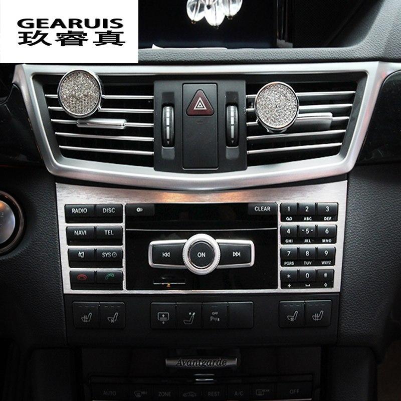 Car Styling Center Console CD Panel Decoration Cover Trim For Mercedes ...