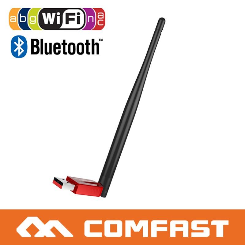 Comfast 2-in-1 AC600 Dual Band 600Mbps Wifi Receiver and Bluetooth 4.2 ...