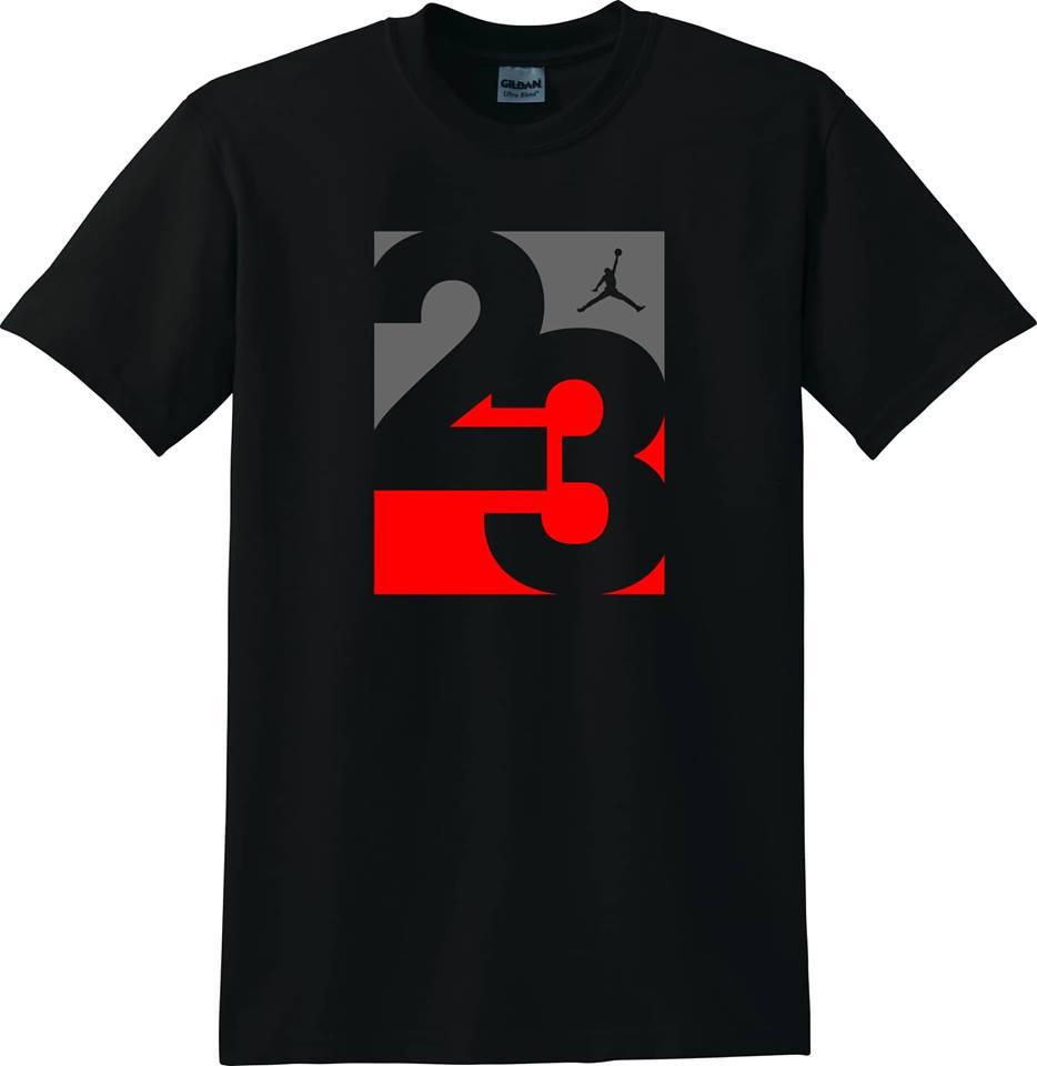 GILDAN_BRAND_JORDAN_23_SHIRT_ (BLACK) เสื้อยืดลำลอง - xinkong2 - ThaiPick