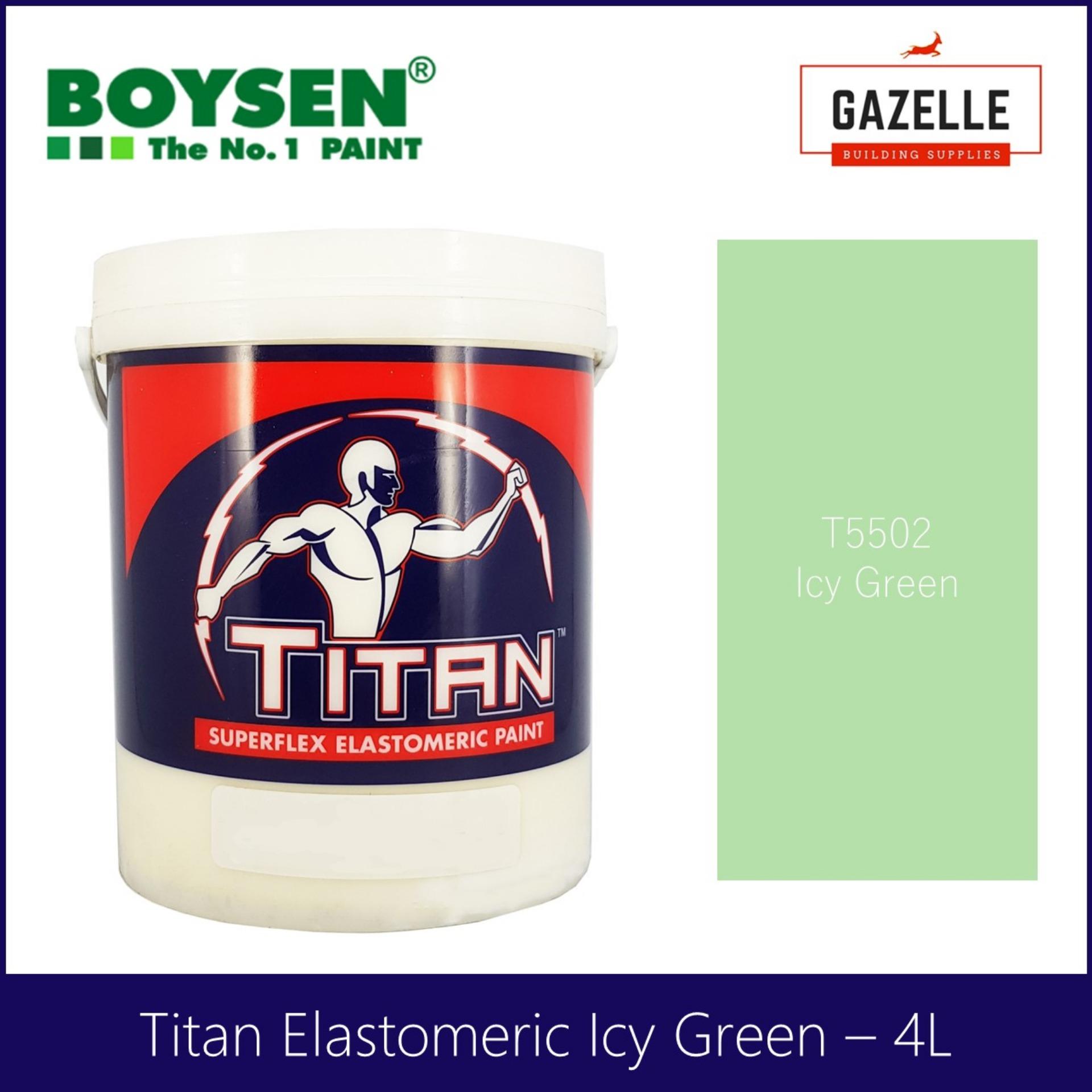 Titan Elastomeric Paint Icy Green - 4L | Lazada PH