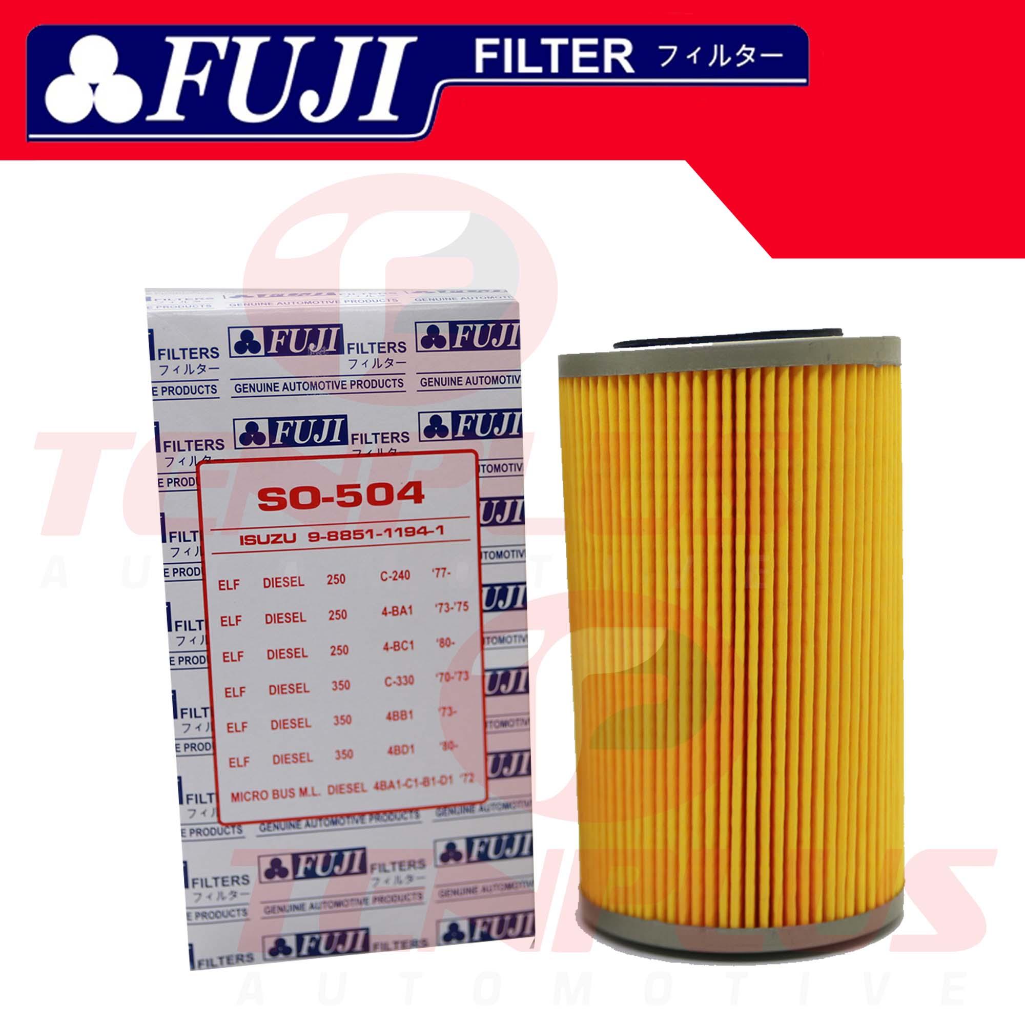 EURO FUJI Oil Filter Isuzu 4BA1, ELF, 4BC1, 4BB1 | Lazada PH