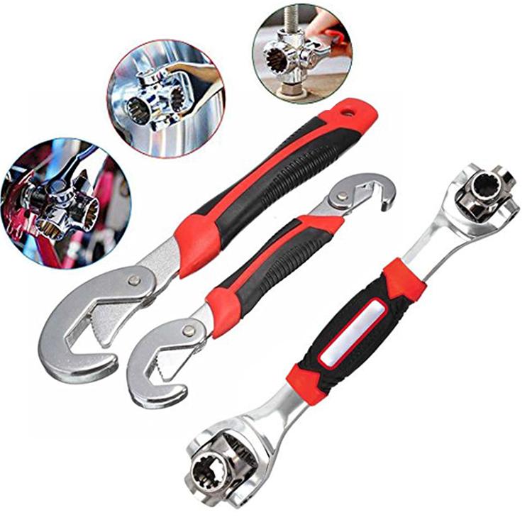 Better One Universal Grip Wrenches 2-piece Set (Black/Red) With Tiger ...