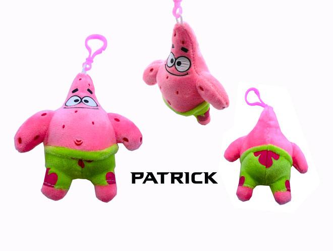 Spongebob Squarepants Patrick Star stuffed toy keychain (4inch) attach ...