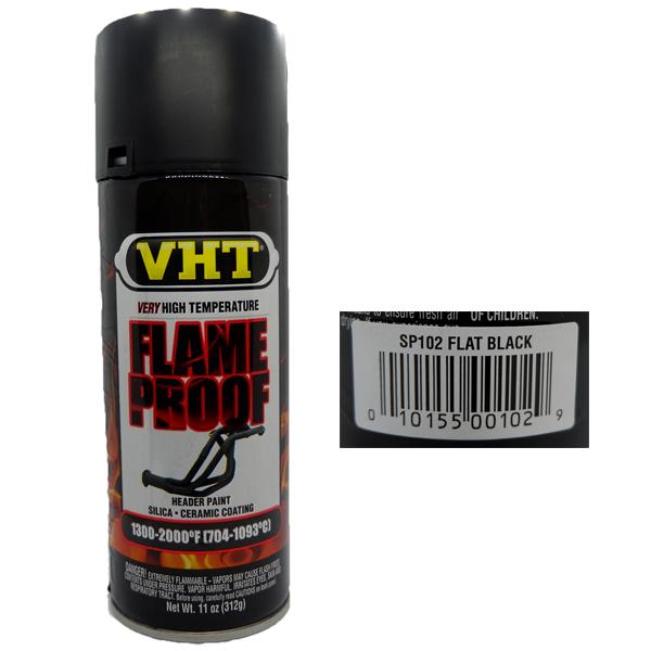 VHT Flameproof Coating Spray Paint (avail in flat black / flat aluminum ...
