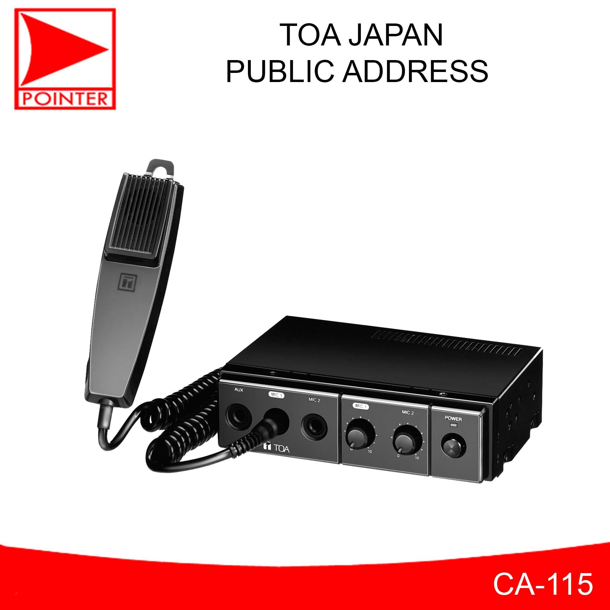TOA Japan Public Address Paging System Mobile Amplifier | Lazada PH