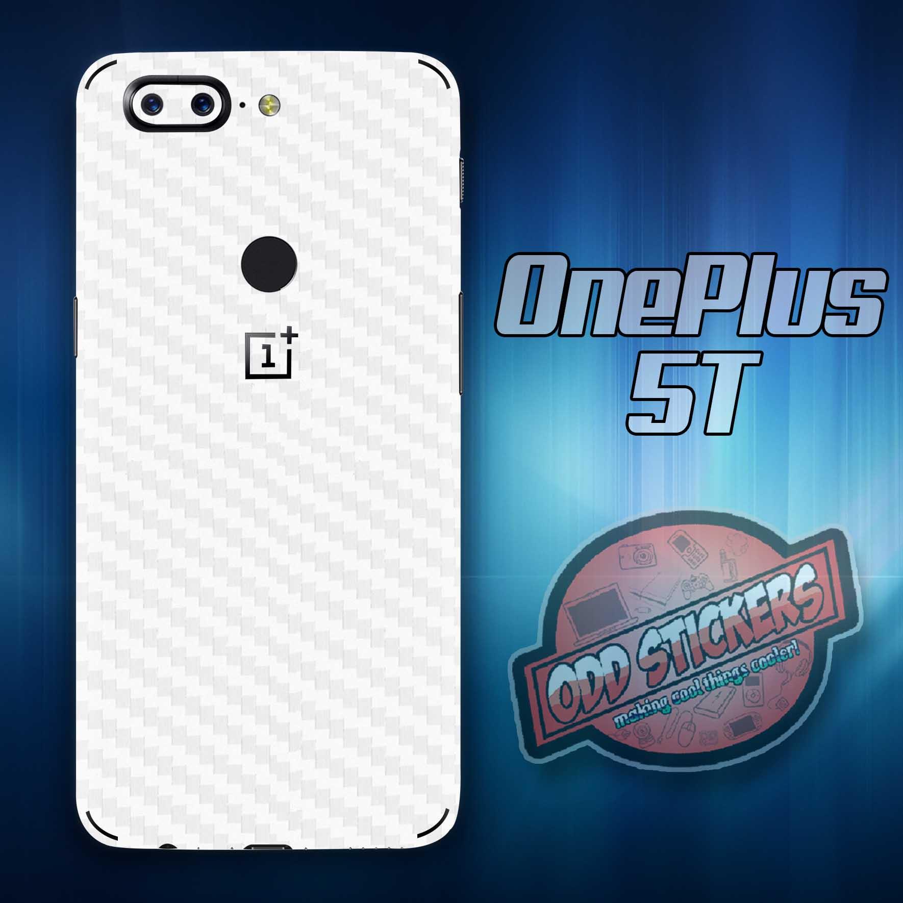 Oddstickers Skin Wrap Cover for Oneplus 5T back only (carbon fiber ...