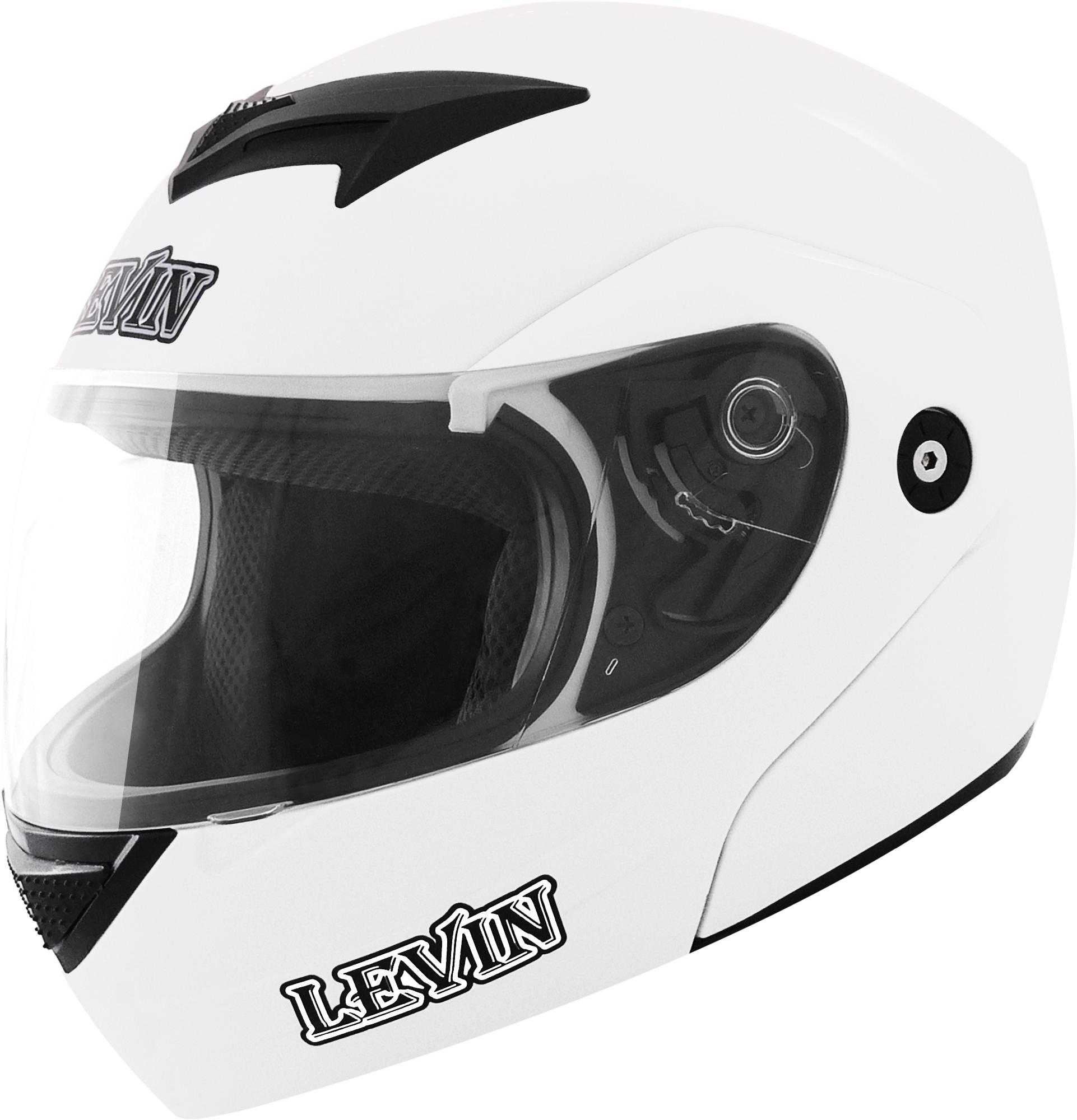 LEVIN Modular J1400 Plain Helmet (White) | Lazada PH