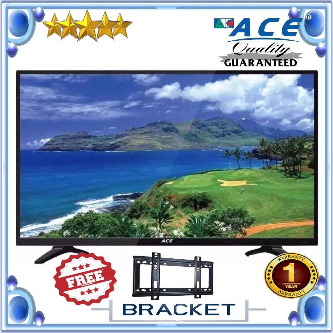 Ace 32 Slim LED TV Black LED-808 DN4 HD LED TV with bracket | Lazada PH