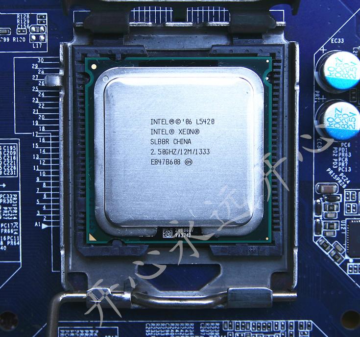 Intel Xeon L5420 2.5GHz 12M 1333Mhz CPU เสมอกัน Core 2 Quad Q9300 CPU ...