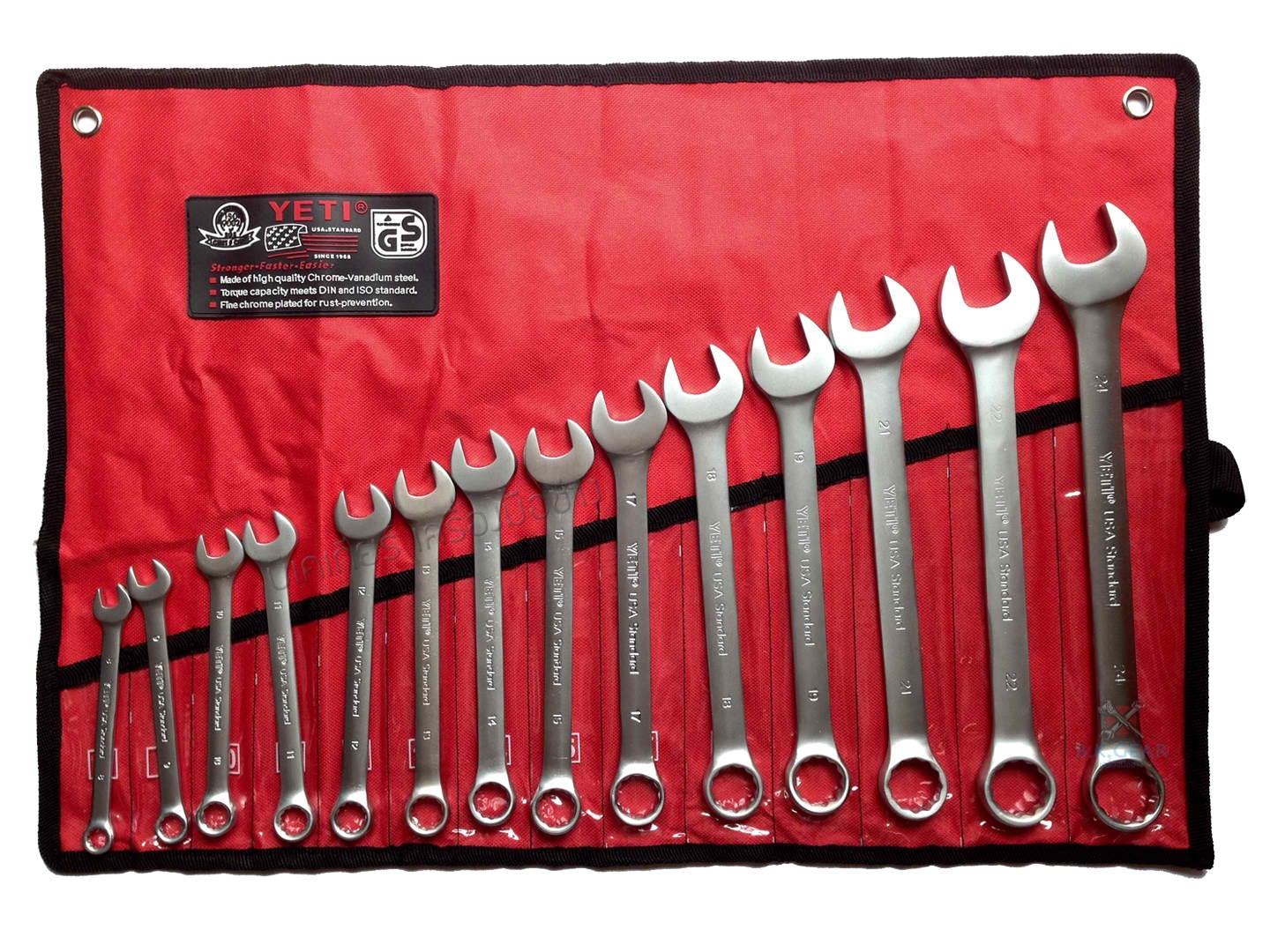 12pcs Wrench Chrome Vanadium Tool Set Combination YETI USA | Lazada PH
