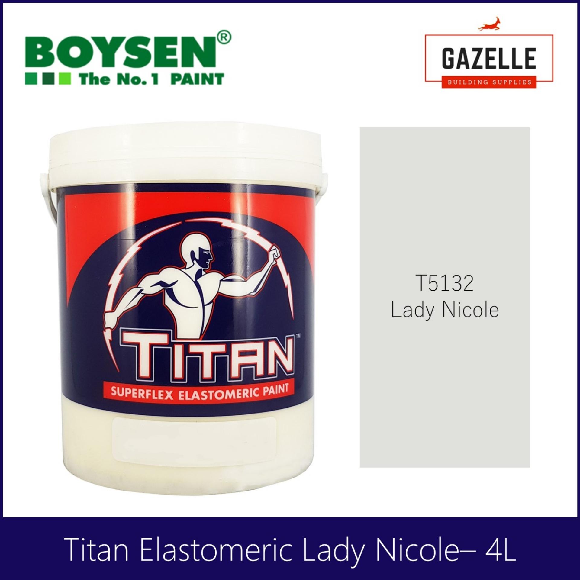 Titan Elastomeric Paint Lady Nicole - 4L | Lazada PH