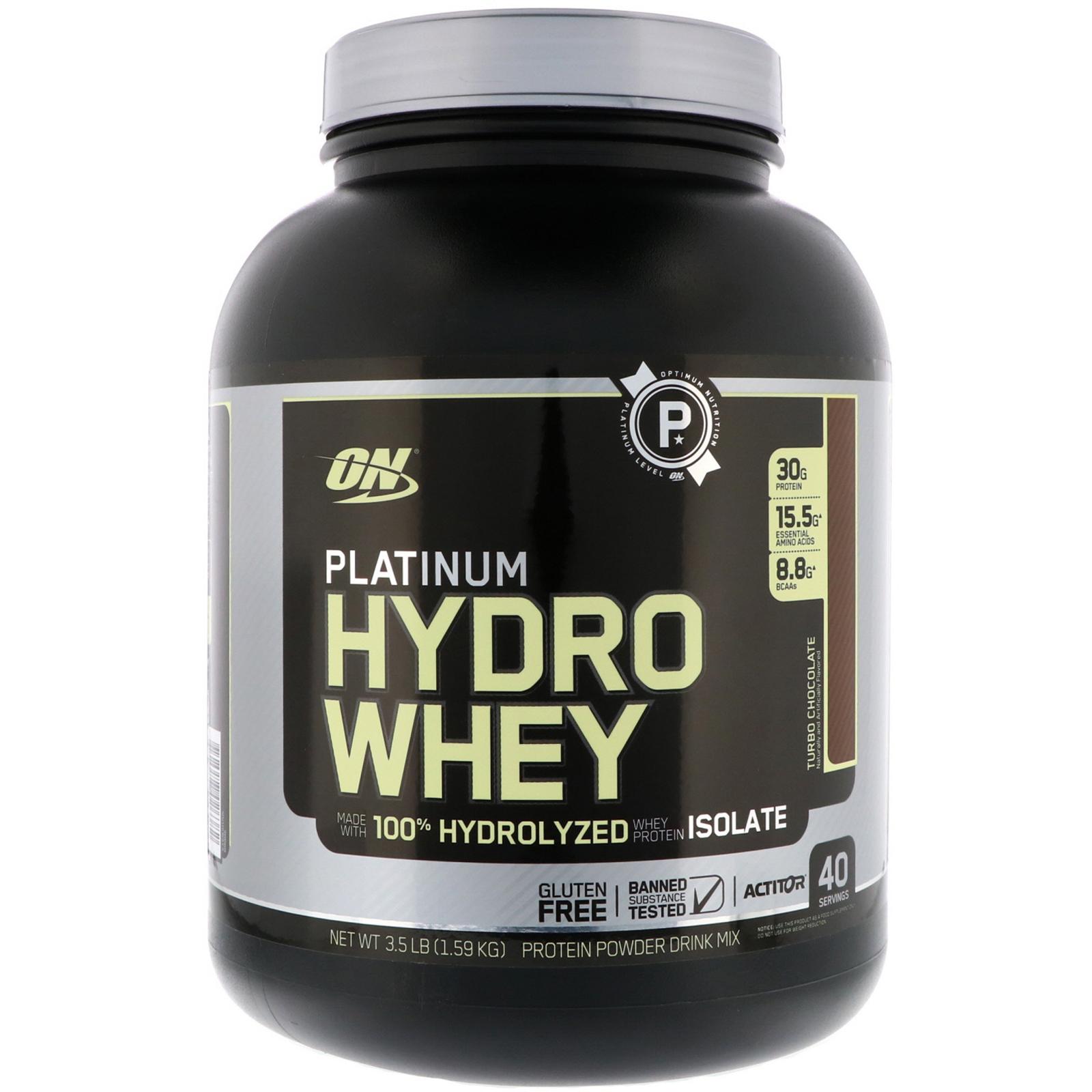 ON Platinum Hydro Whey® - Turbo Chocolate 3.5lbs (Best by: May 2024 ...
