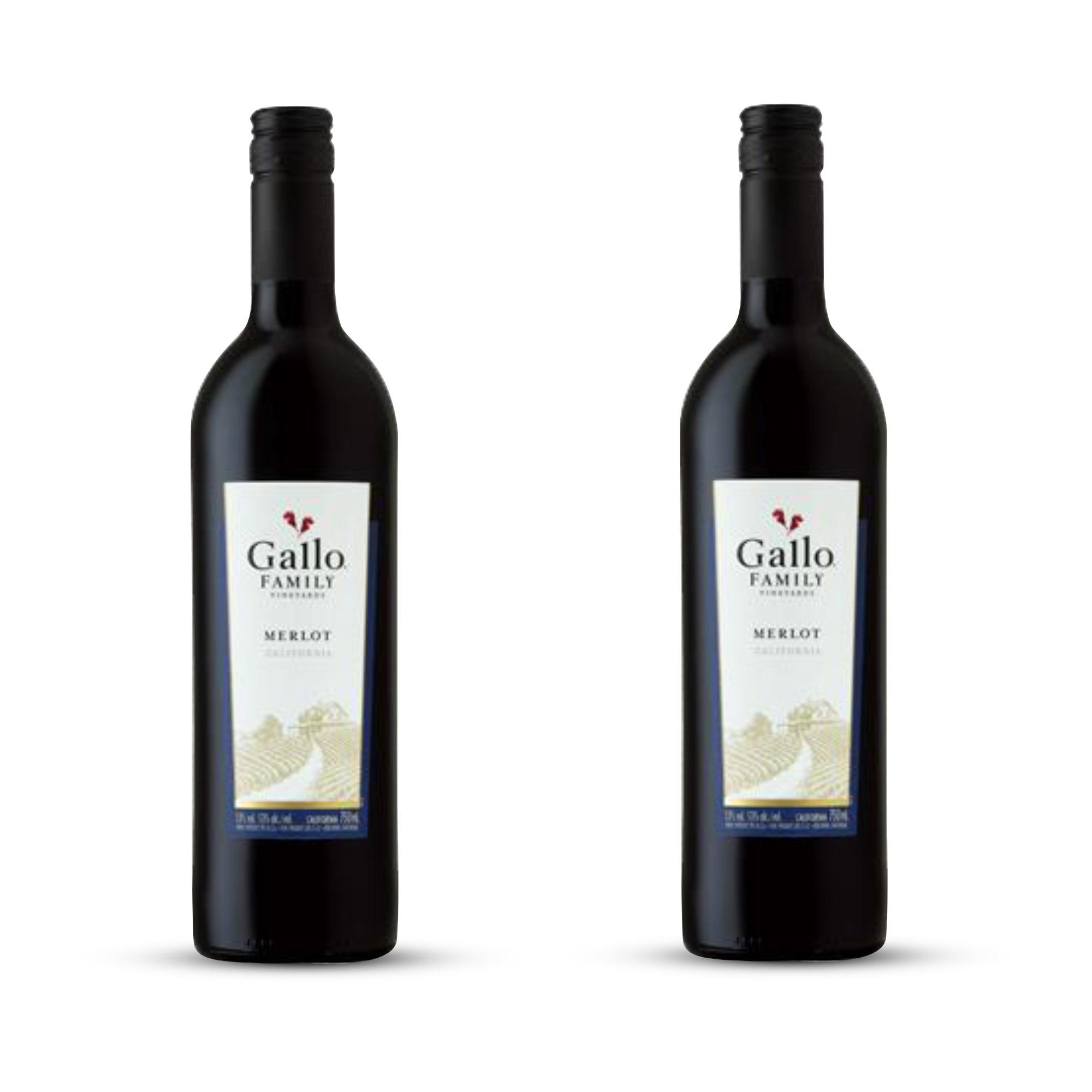 Gallo Family Vineyards MERLOT 13% Alcohol Content 750ml, 2-PACK | Lazada PH