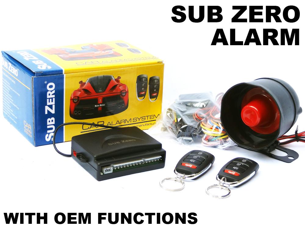 Sub Zero Car Alarm with two remotes | Lazada PH