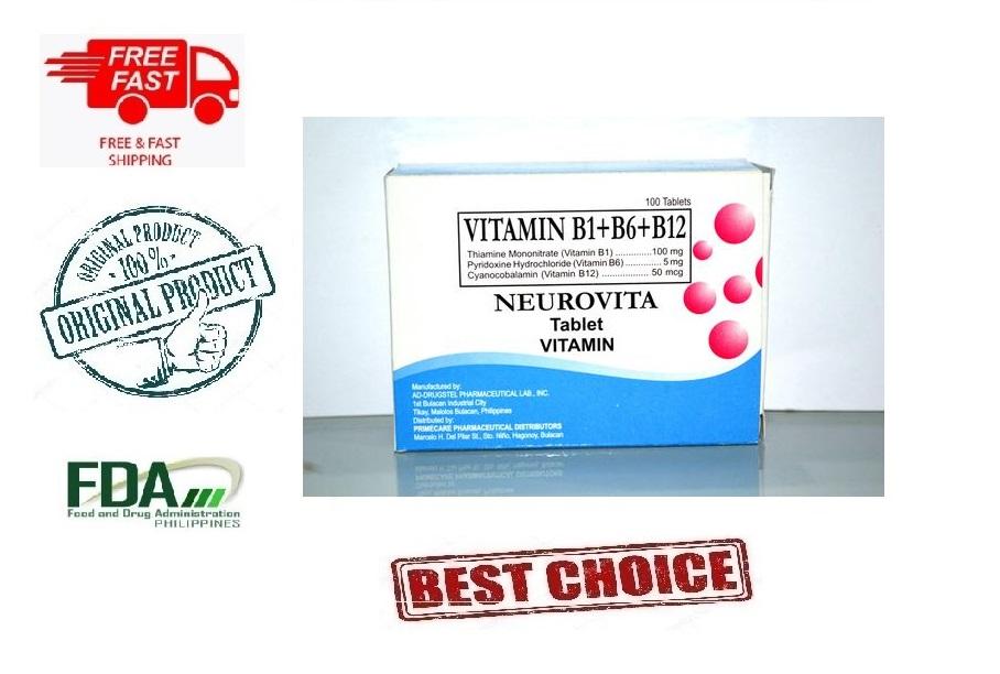 VITAMIN B COMPLEX B1 B6 AND B12 100 TABLETS Lazada PH