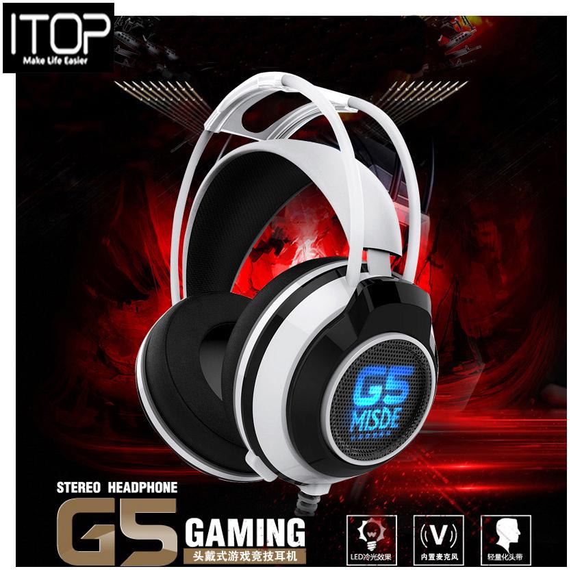 ITOP G5 MISDE gaming headset subwoofer with microphone | Lazada PH