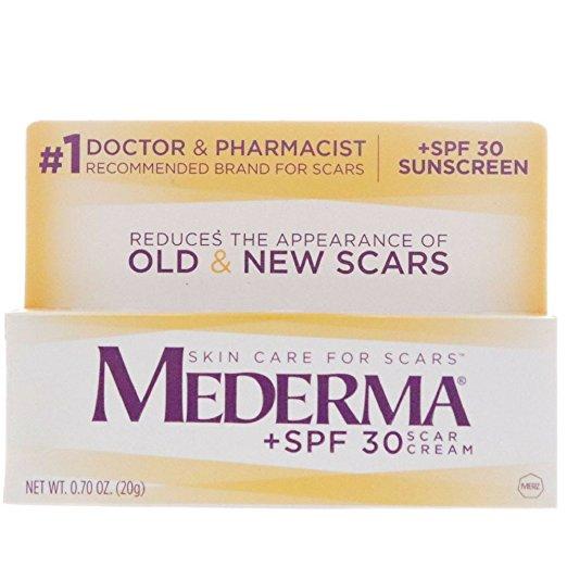 Mederma Scar Cream Plus SPF 30 - Reduces the Appearance of Old & New ...