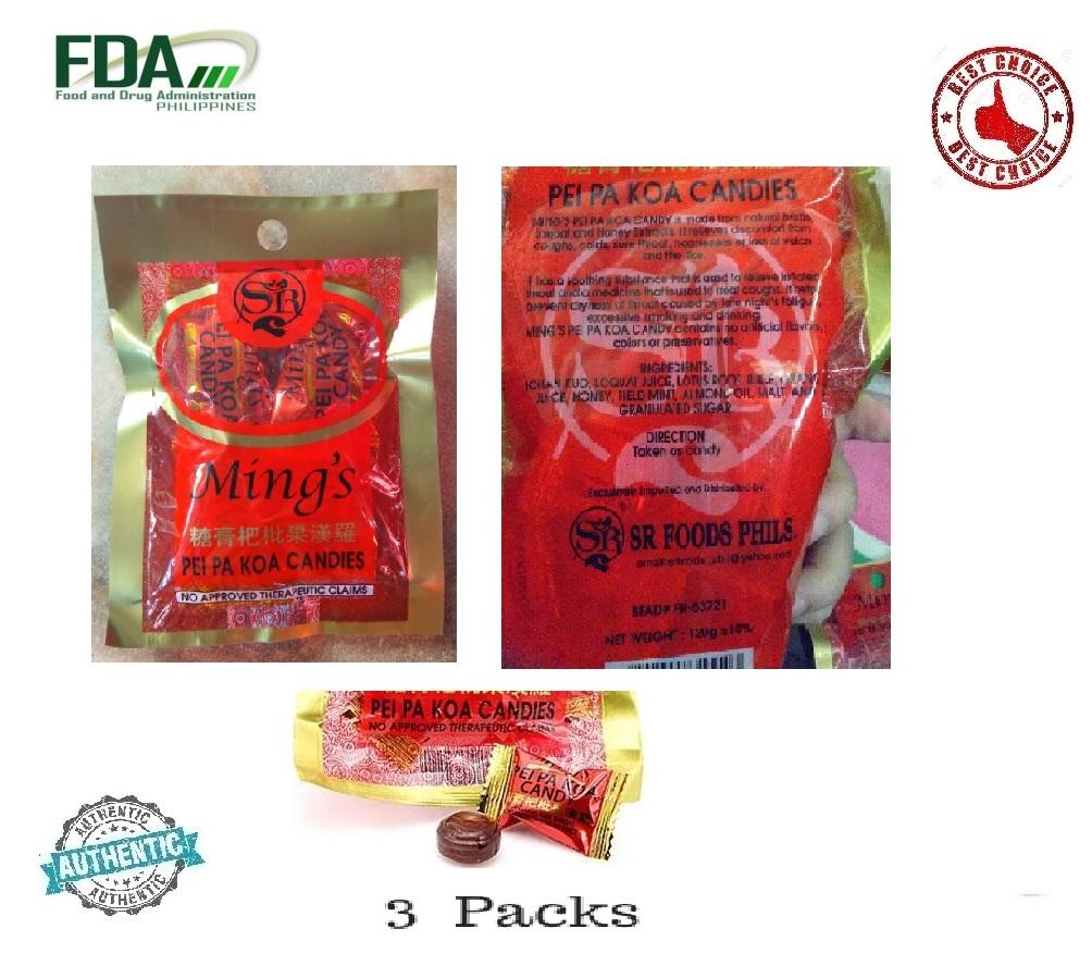 Ming's Pei Pa Koa Candy 3packs (4pcs per pack) | Lazada PH
