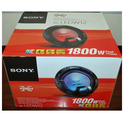 SONY XS-LEDW12 1800 WATT MULTI-COLOR LED SUBWOOFER | Lazada PH