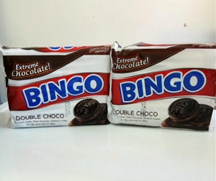 Bingo Double Choco Cookies - pack of 3 x 280 grams (28 grams per small ...
