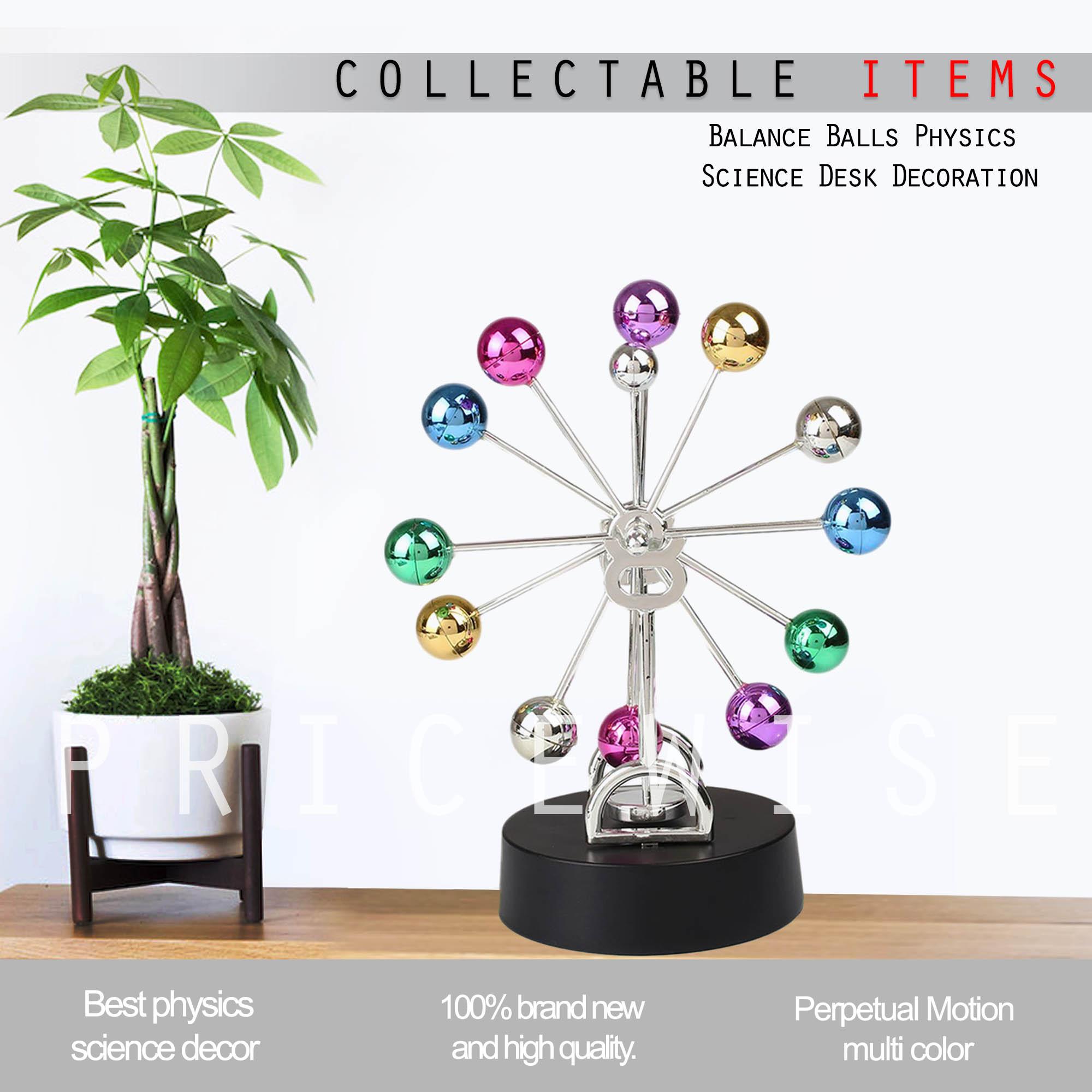 On Hand! Rotating Balls Ferris Wheel Perpetual Motion Desk Craft ...