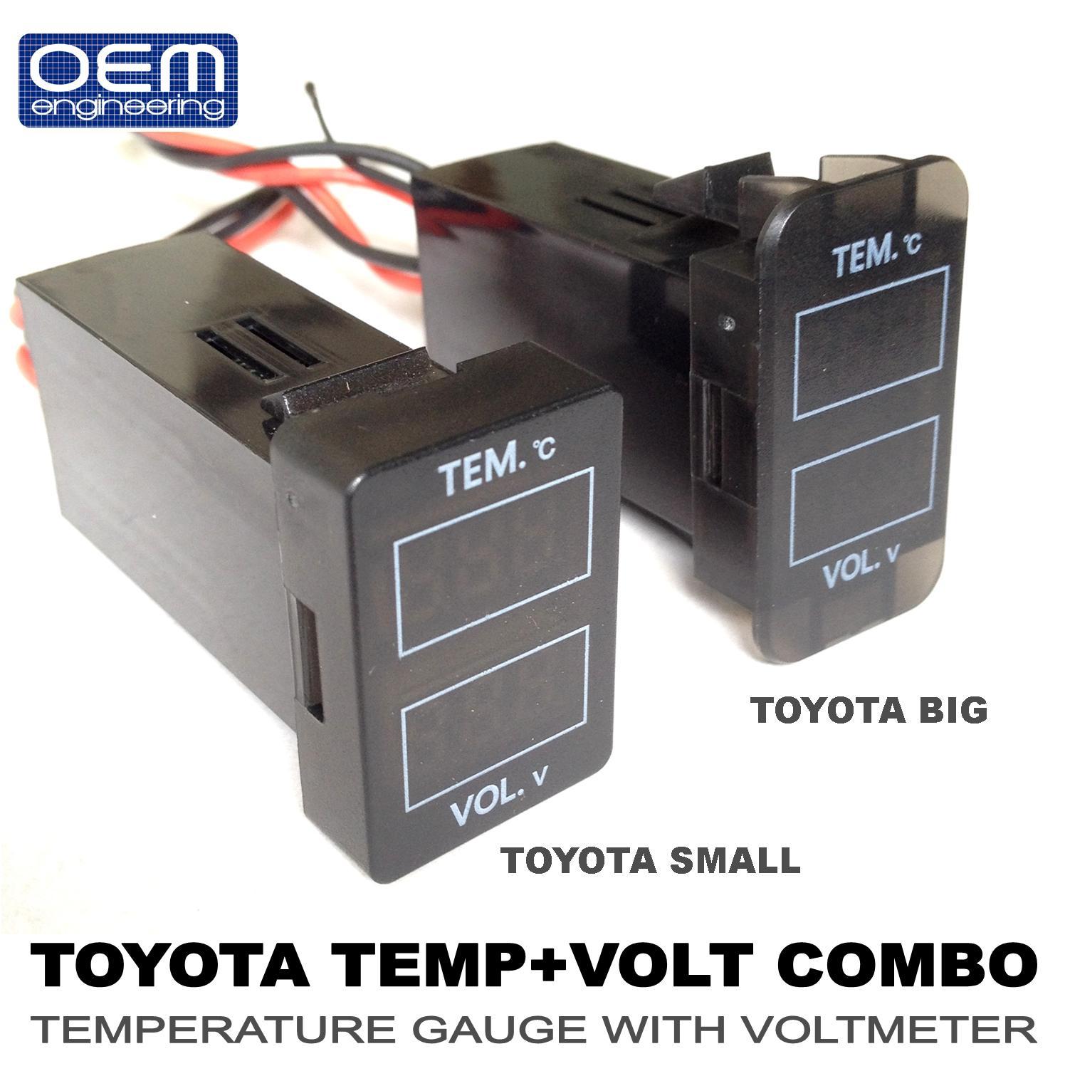 OEM Engineering TOYOTA TEMPERATURE GAUGE AND VOLTMETER COMBO ,Toyota ...