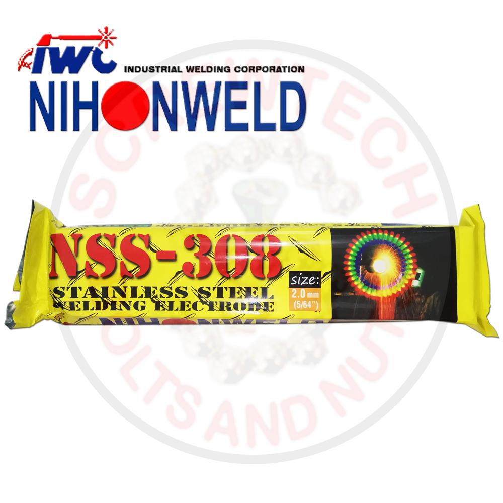 NIHONWELD NSS-308 2.00mm (5/64'') STAINLESS STEEL WELDING ELECTRODE 1KG | Lazada PH