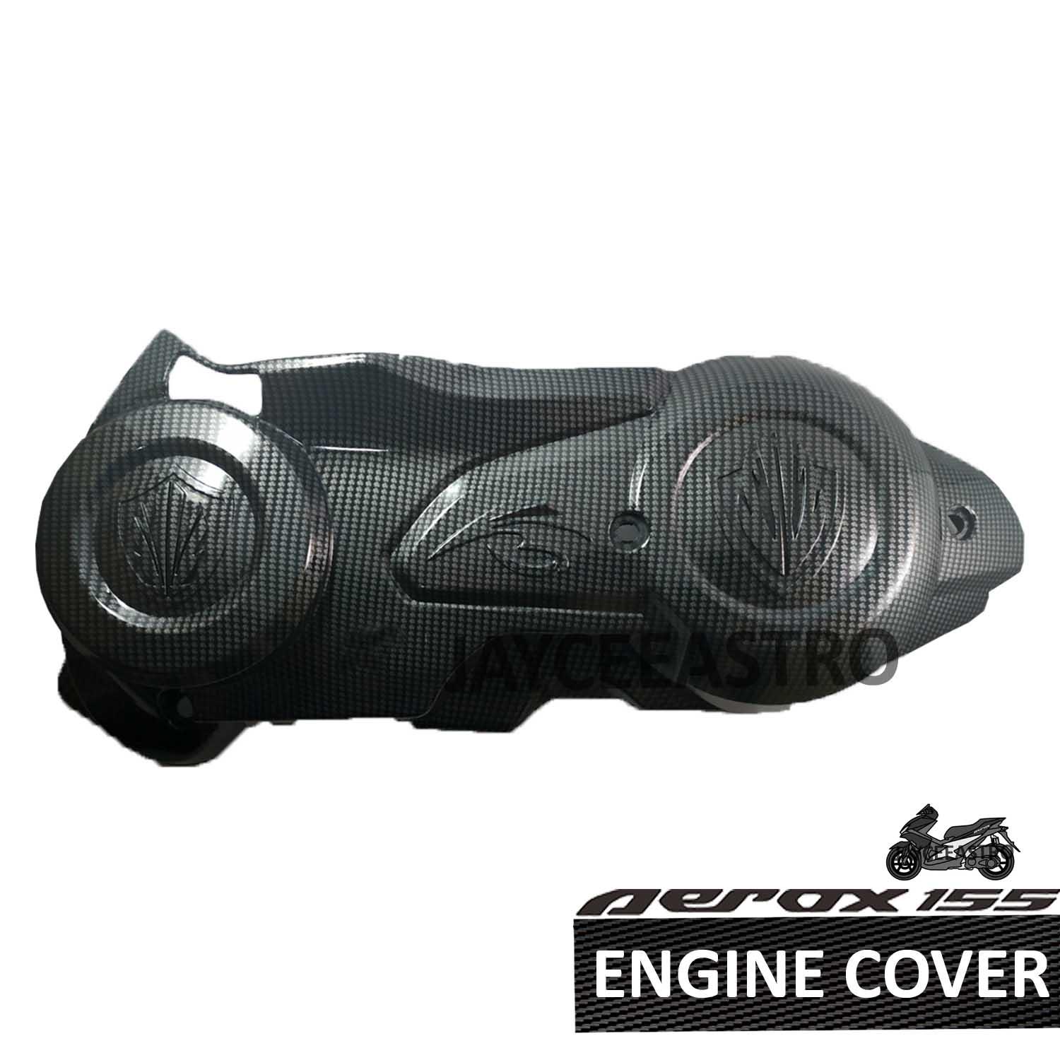 Yamaha Aerox 155 Crankcase cover Carbon aerox engine case cover | Lazada PH