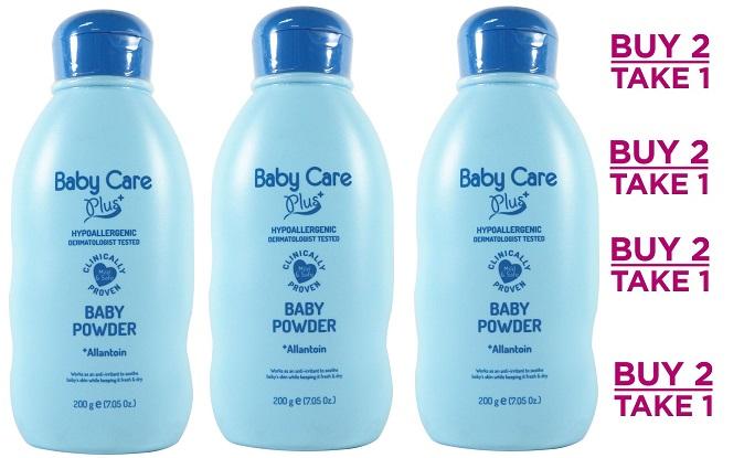 Baby Care Plus Baby POWDER 200g BUY 2 + 1 | Lazada PH