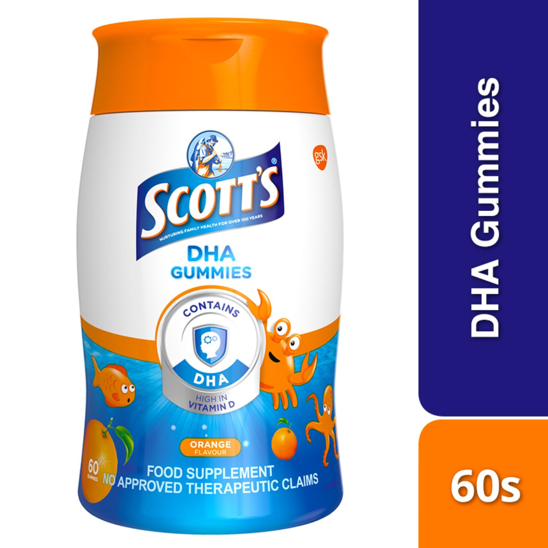 SCOTTS DHA Gummies Orange 60s Bottle | Lazada PH