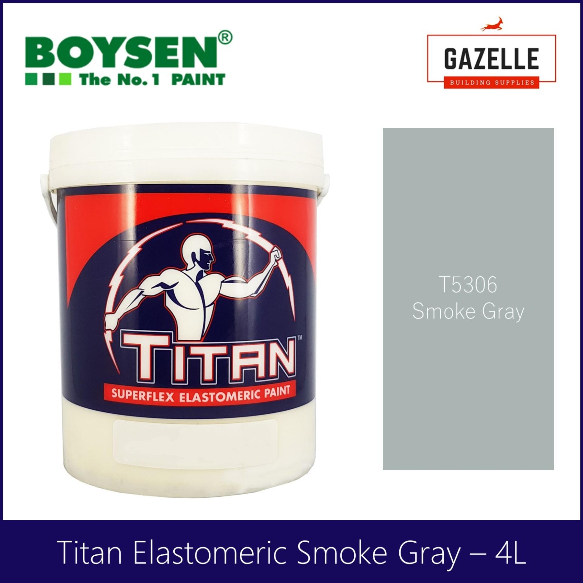 Titan Elastomeric Paint Smoke Gray - 4L | Lazada PH