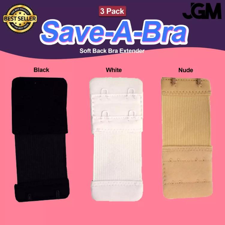 [MISS COCO Preferred] Save A Bra Soft Back Bra Extender( a set of 3s ...