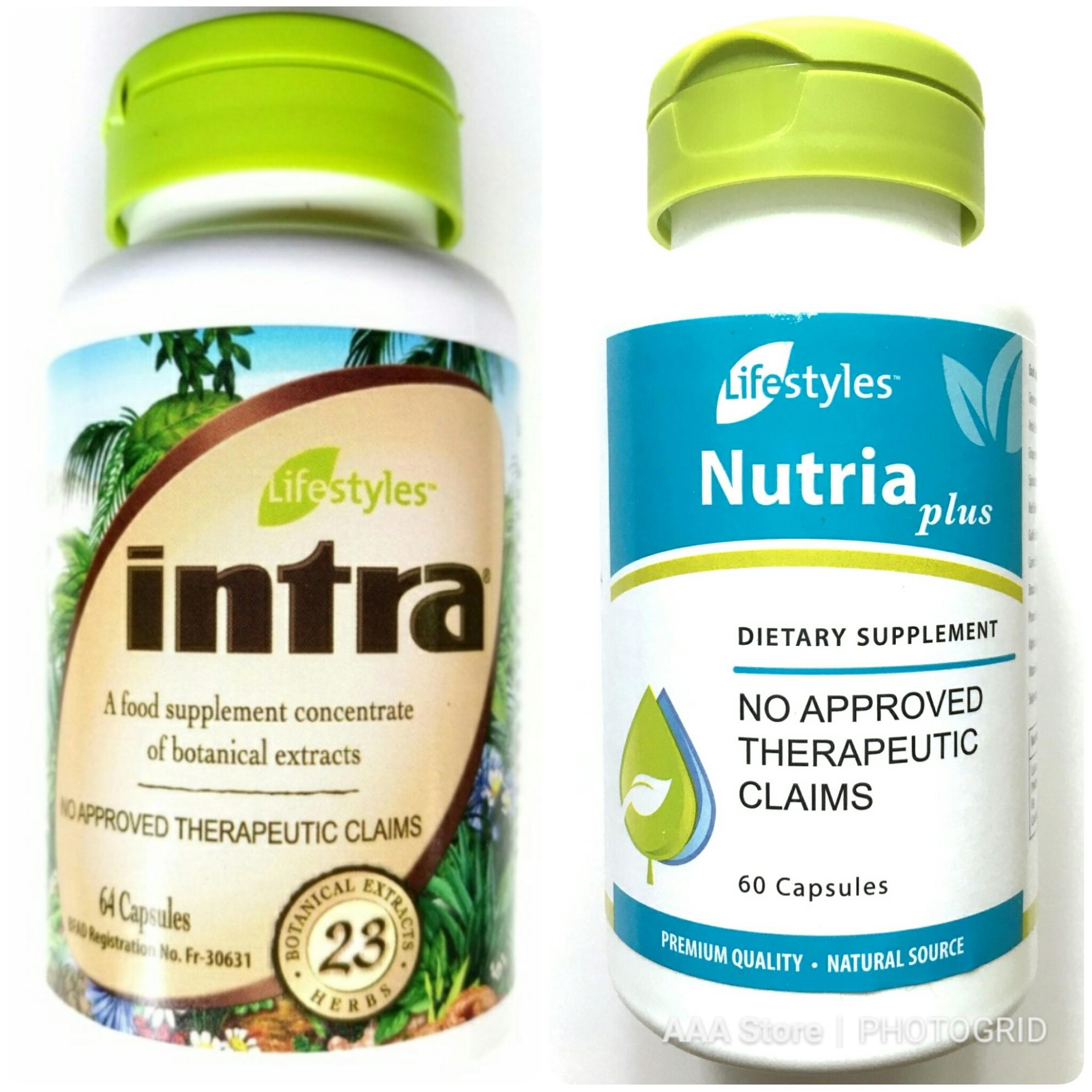 intra® and Nutria plus - Powerful Antioxidant Capsules (Bundle of 2 ...